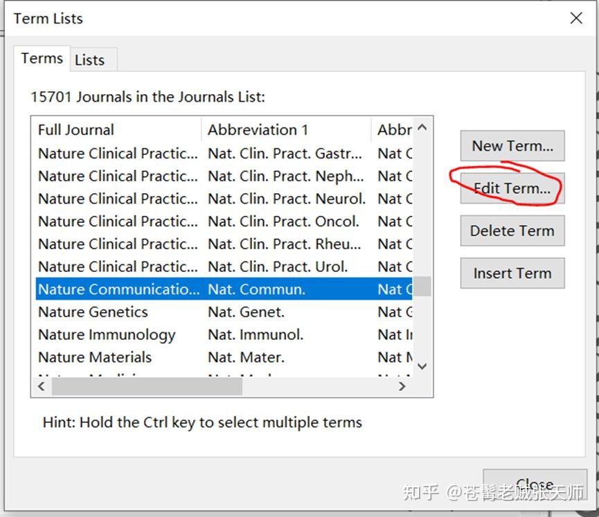 EndNote参考文献格式修改 - 知乎
