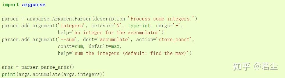 机器学习笔记之argparse.ArgumentParser - 知乎