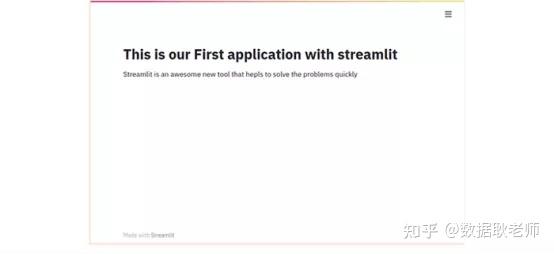 Streamlit 数据科学必备工具 - 知乎