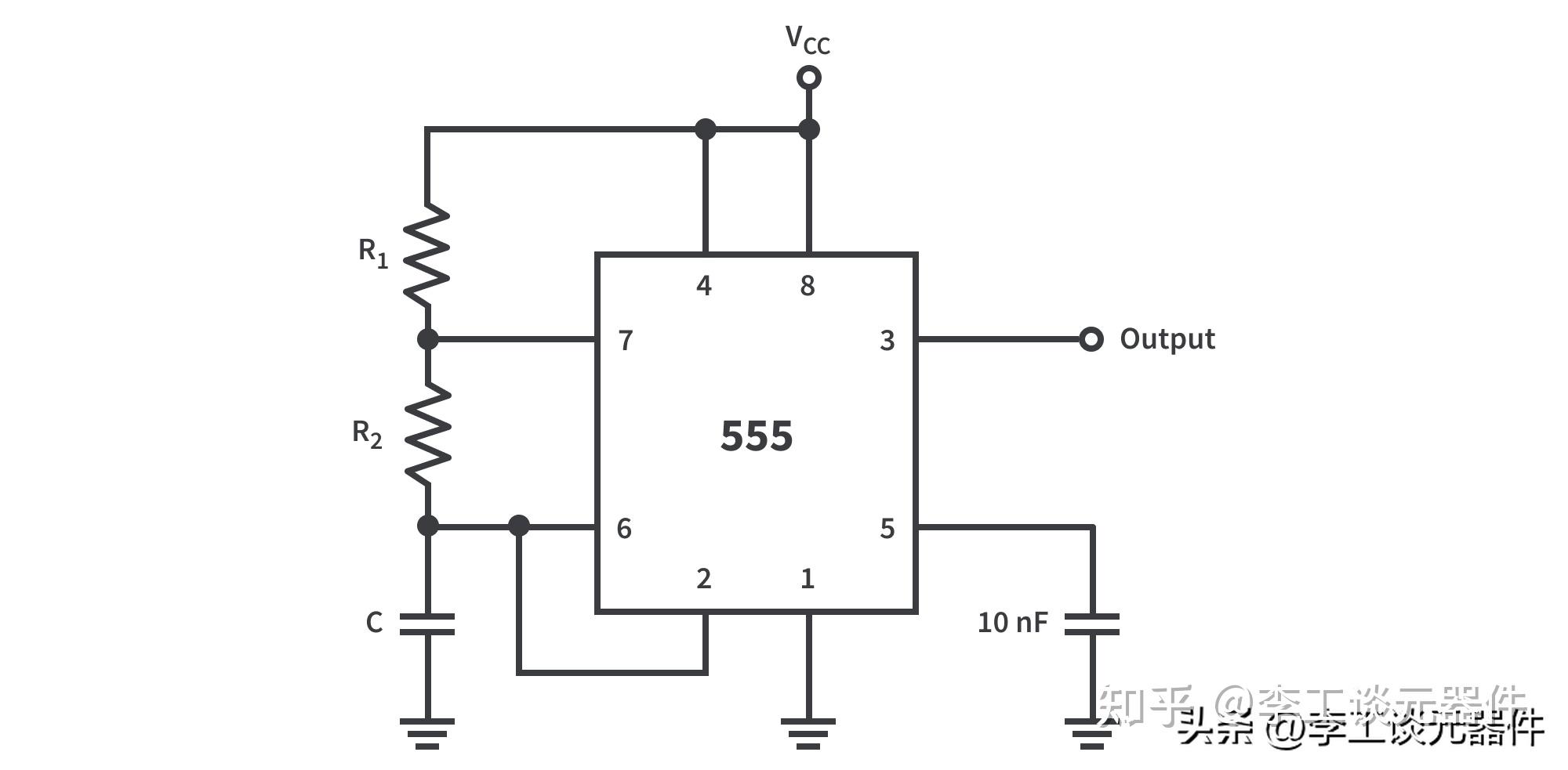 干货|555定时器原理+3钟工作状态讲解，原理框图分析，通俗易懂 - 知乎