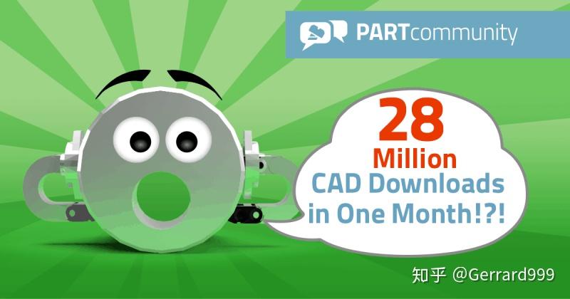 新记录：PARTcommunity每月发布超过2800万个3D CAD模型下载！ - 知乎
