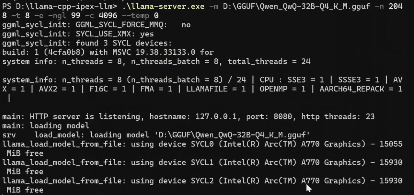 英特尔独显A770 三卡 LLama.cpp实测和解读 - 知乎