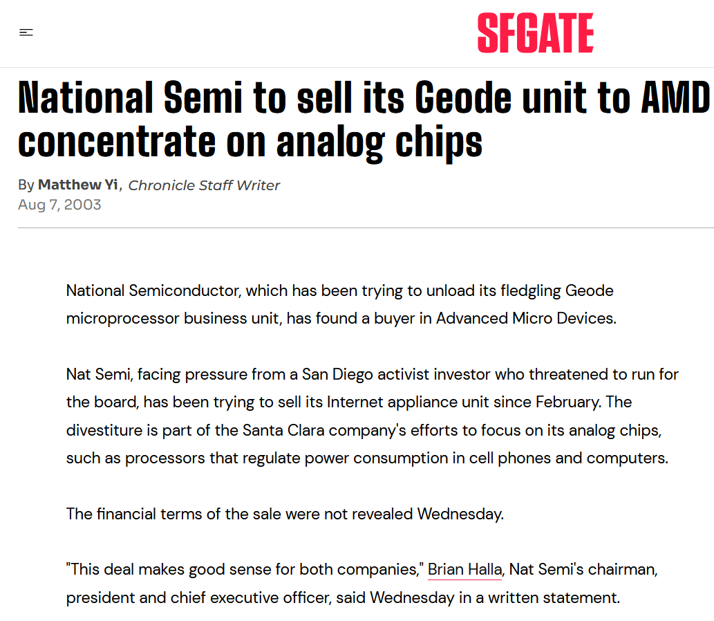 国产唯三的X86，北大众志与AMD CYRIX GEODE的历史 - 知乎