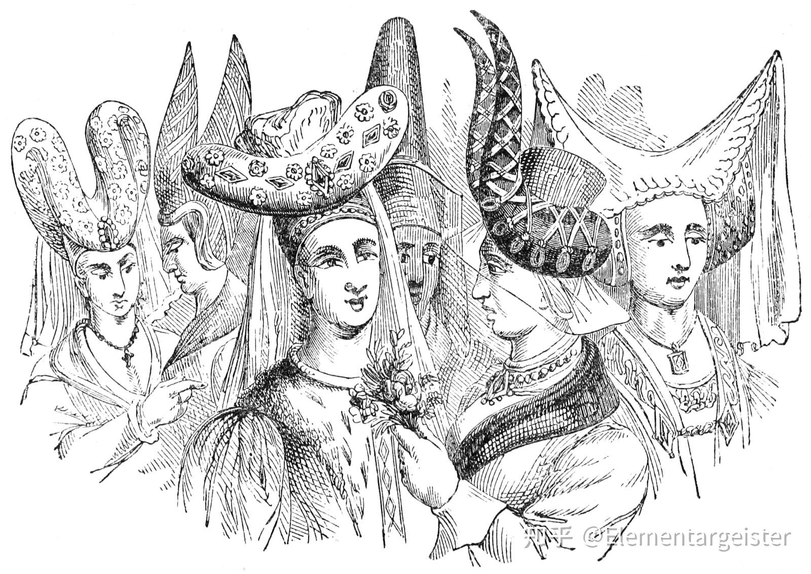 中世纪女帽——Hennin/Escoffion - 知乎