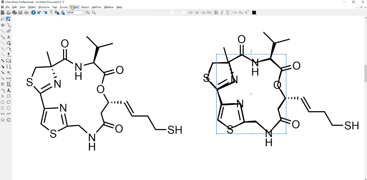 如何用ChemDraw绘制出热情洋溢的分子结构？ - 知乎