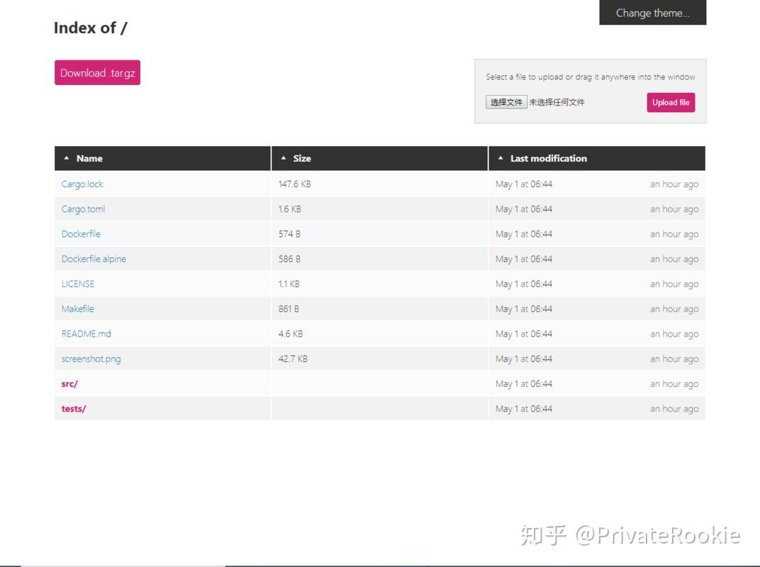 miniserve 简单美观的文件服务器 - 知乎