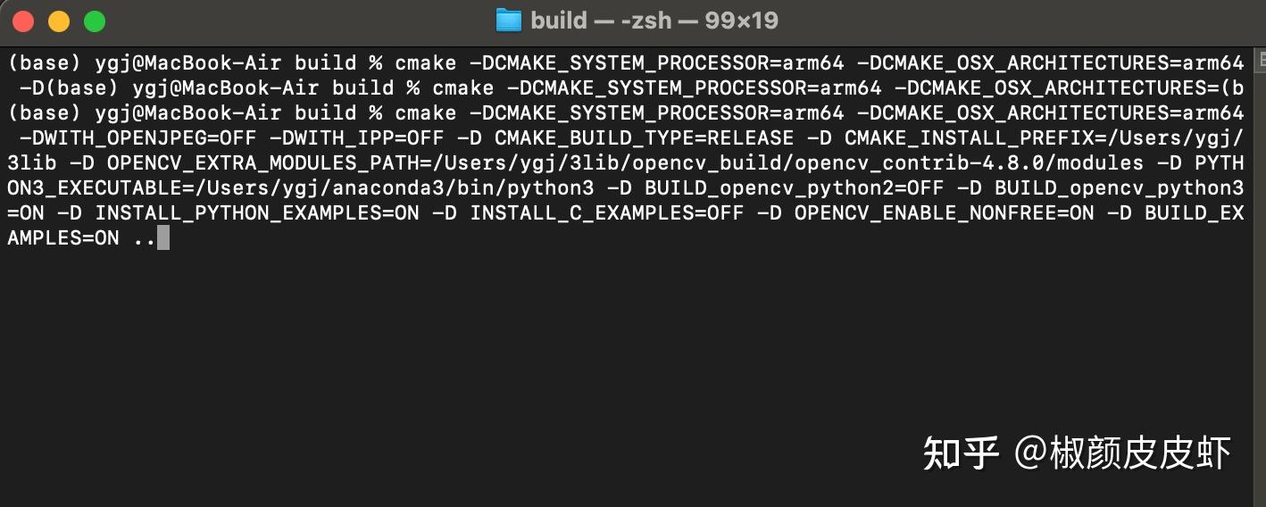 【OpenCV】在MacOS上源码编译OpenCV - 知乎