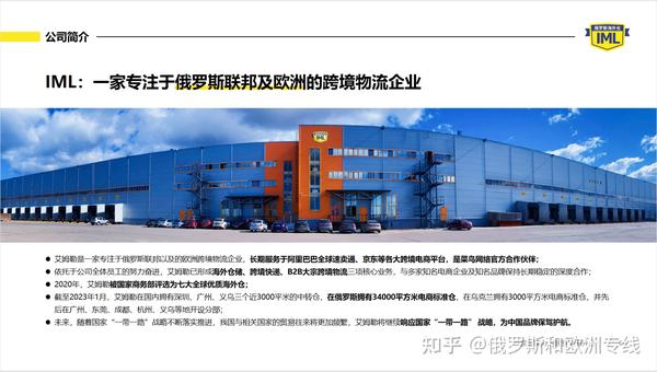 俄罗斯海外仓和德国海外仓之IML艾姆勒集团 - 知乎