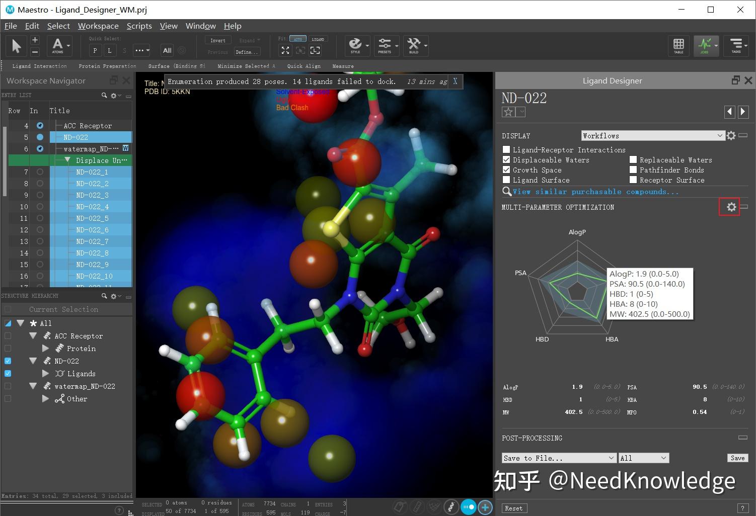 Schrödinger教程 | WaterMap-Guided Lead Optimization with the Ligand ...