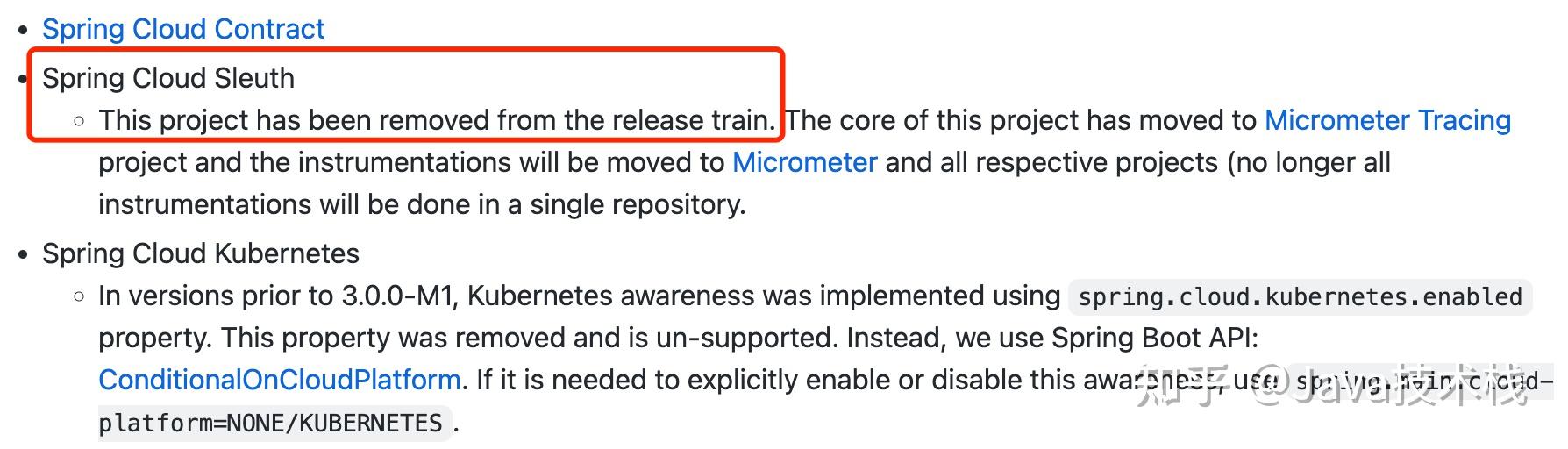 Spring Cloud Sleuth 被官方彻底移除！我真是醉醉的了。。。 - 知乎