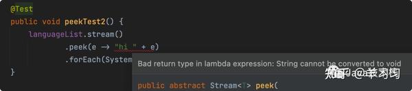 面试官问：Stream 中的 map、peek、foreach 方法的区别？彻底懵了。。 - 知乎