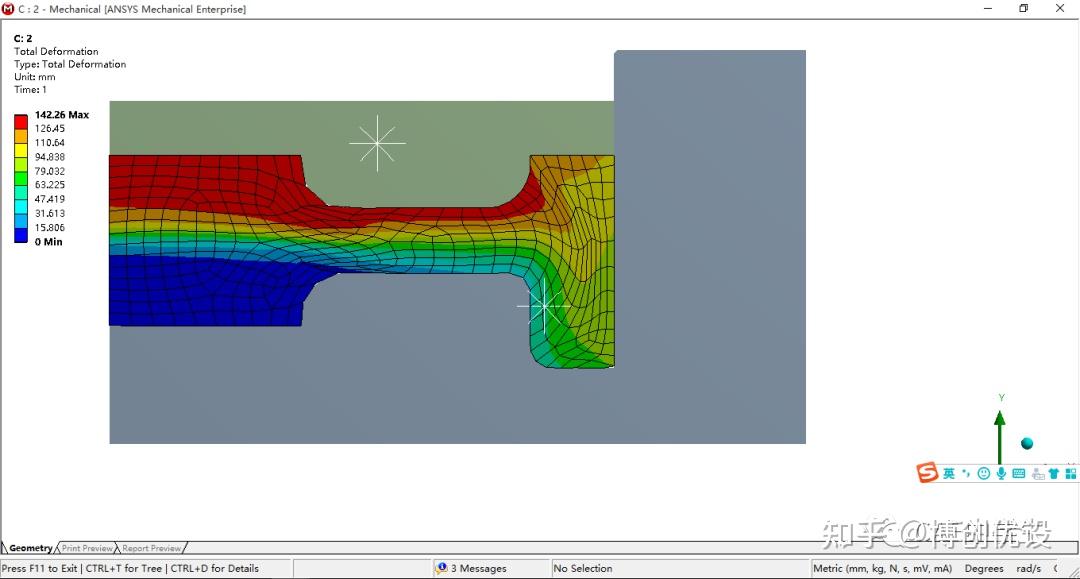 基于ANSYS Workbench的超大变形分析 - 知乎