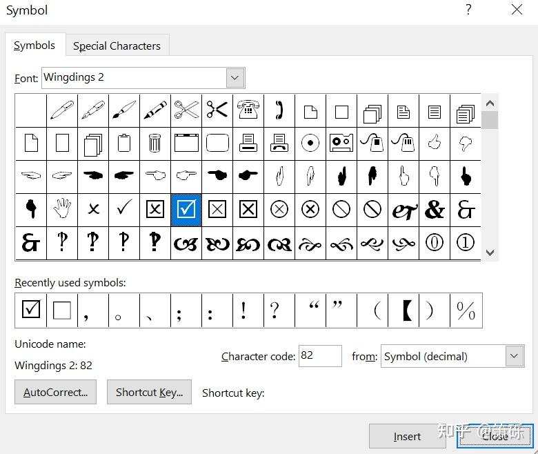 word方框（ )中打钩（√）的3种方法 - 知乎