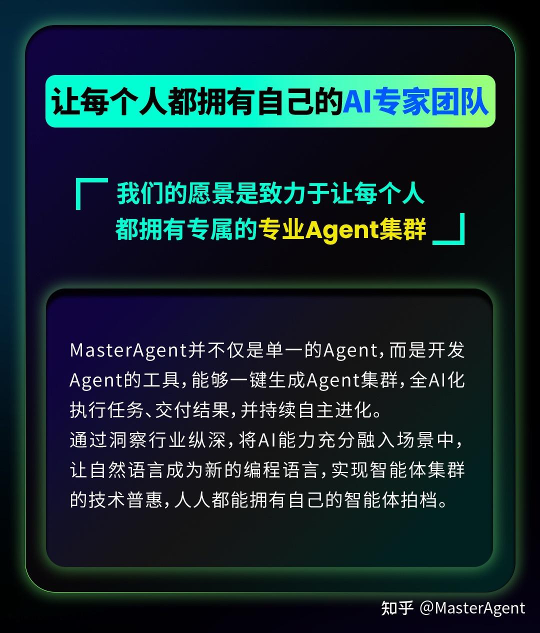 MasterAgent限量公测正式开启 | 全球首个L4级多智能体生成与协作平台 - 知乎