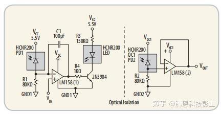 使用线性光耦合器的模拟隔离 - 知乎