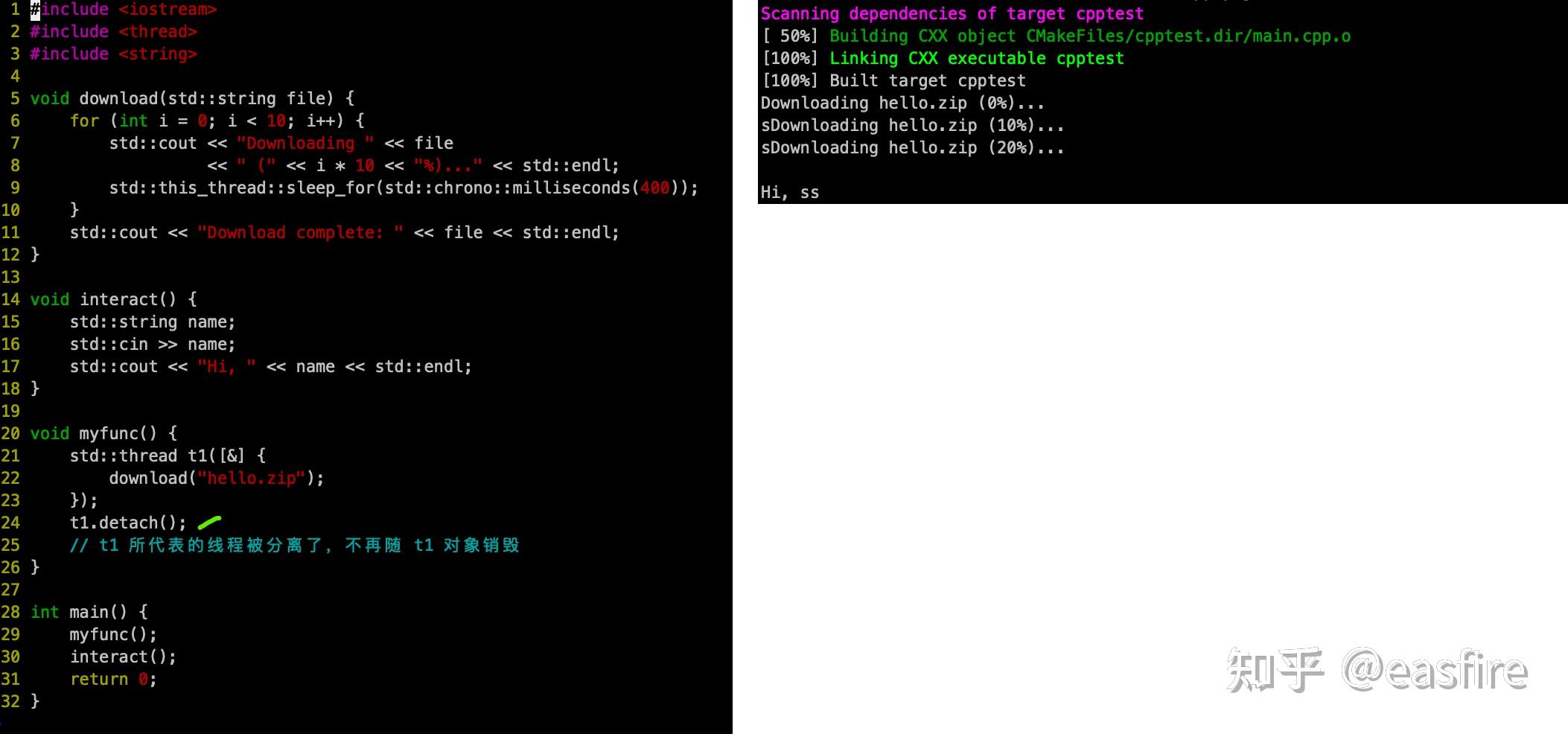 C++ · 多线程编程 1（线程/异步） - 知乎