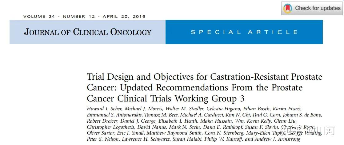 临床试验-肿瘤：PCWG3 中文版 (v1.1 by Jihai/SAS茶谈) - 知乎