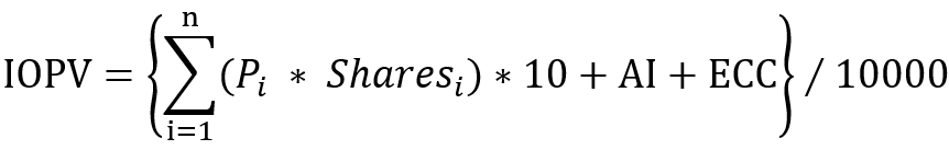 如何高效计算 ETF 基金份额参考净值 IOPV - 知乎