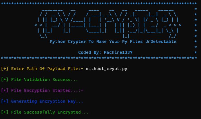 基于 Python 的 Crypter 可以绕过任何类型的防病毒产品 - 知乎
