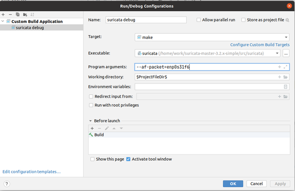 suricata源码剖析 (1) ——clion搭建调试环境 - 知乎