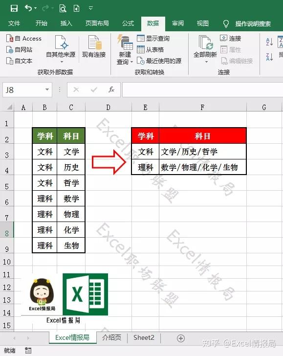 Excel将符合条件的内容放到一个单元格，函数法和pq编辑器法任你选择！ 知乎 