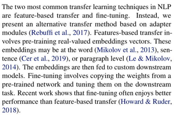 论文阅读之Parameter-Efficient Transfer Learning for NLP（2019） - 知乎