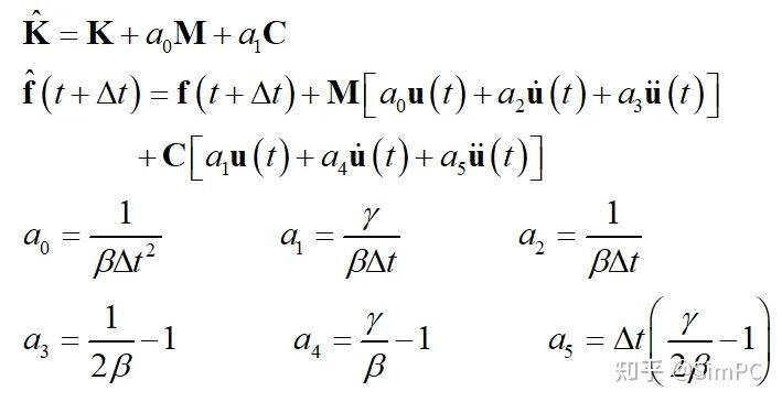 Matlab有限元编程：Newmark-Beta求解动力学问题(附源码)|隐式与显式方法 - 知乎