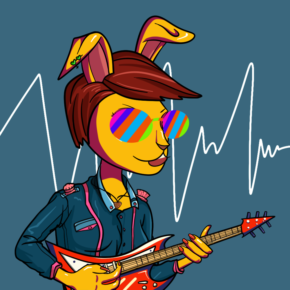 NFT头像精选 | 第六十八期 来自第 1402 号宇宙的兔子音乐家 — YOLO Bunny - 知乎