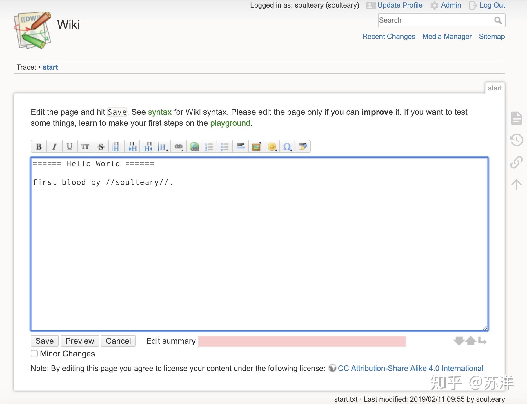 使用 Docker 搭建你的Wiki（DokuWiki） - 知乎