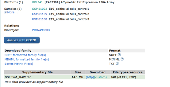 GEO Datasets里的数据的几种格式的说明 - 知乎