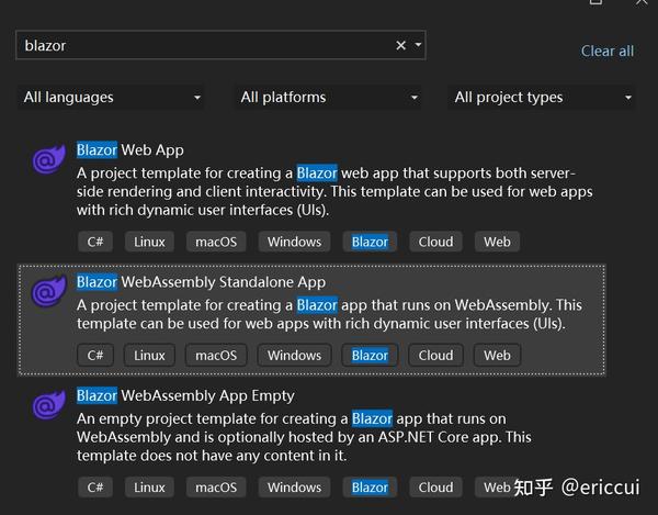 使用XAML for Blazor+WebAssembly快速搭建网站 - 知乎