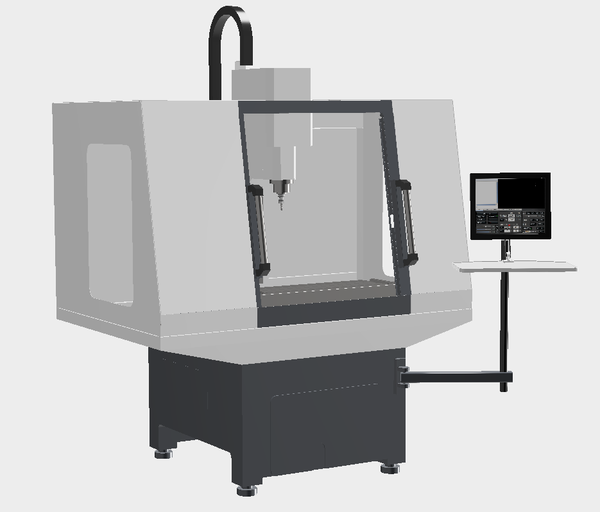【工程机械】Tormach 1100M CNC数控机床简易模型3D图纸 STP格式 - 知乎