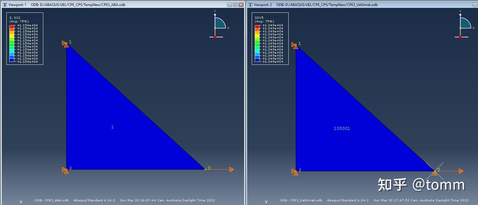 ABAQUS UEL - 二维3节点三角形单元开发及后处理显示 - 知乎