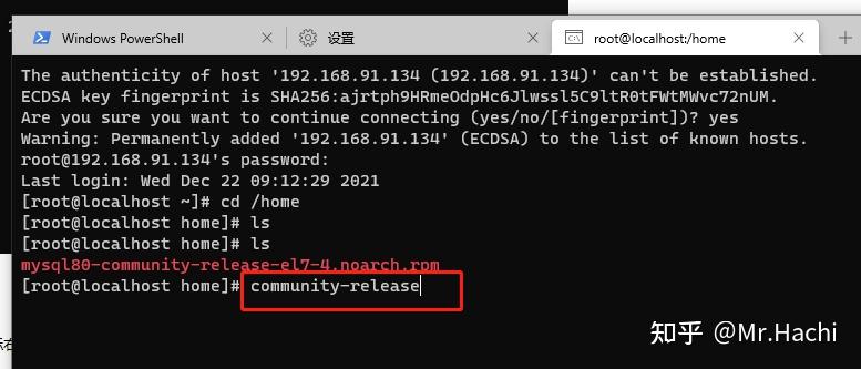 windows terminal ssh连接centos - 知乎