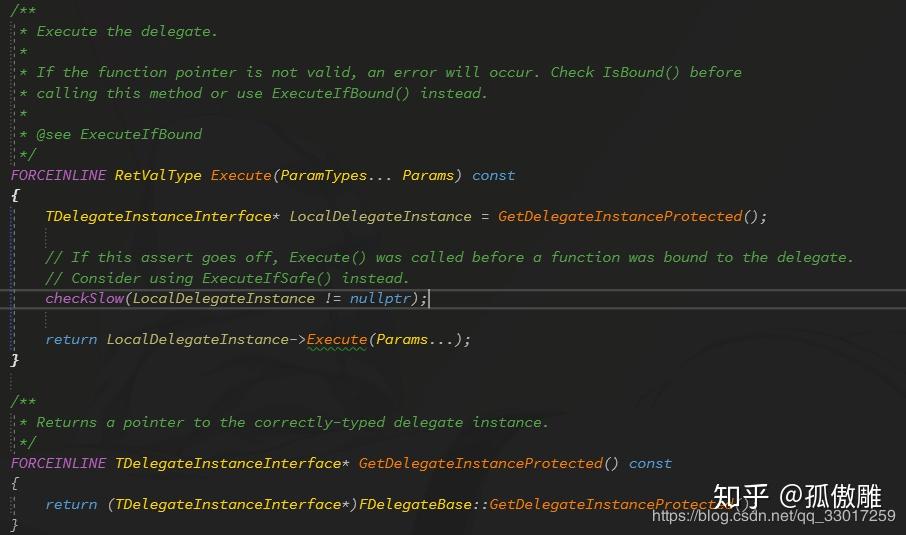UE4 Delegate(代理)相关源码分析(二) - 知乎
