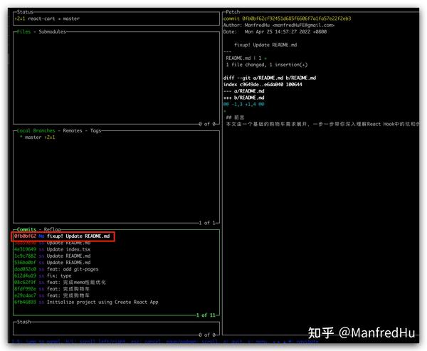 zen·工作环境搭建之git篇之Lazygit - 知乎