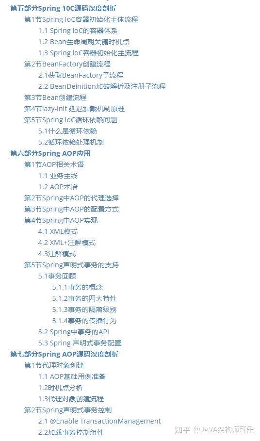读阿里p8大佬15w字的spring文档面试犹如开了挂成了offer收割机 知乎