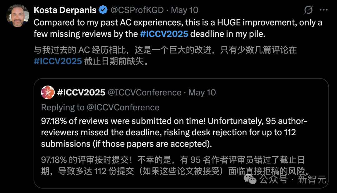 ICCV 2025万篇投稿破纪录，作者被逼全员审稿！网友痛批不如GPT - 知乎