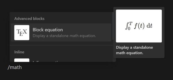 Notion使用教程：Notion数学公式——行内公式和块公式教学 - 知乎