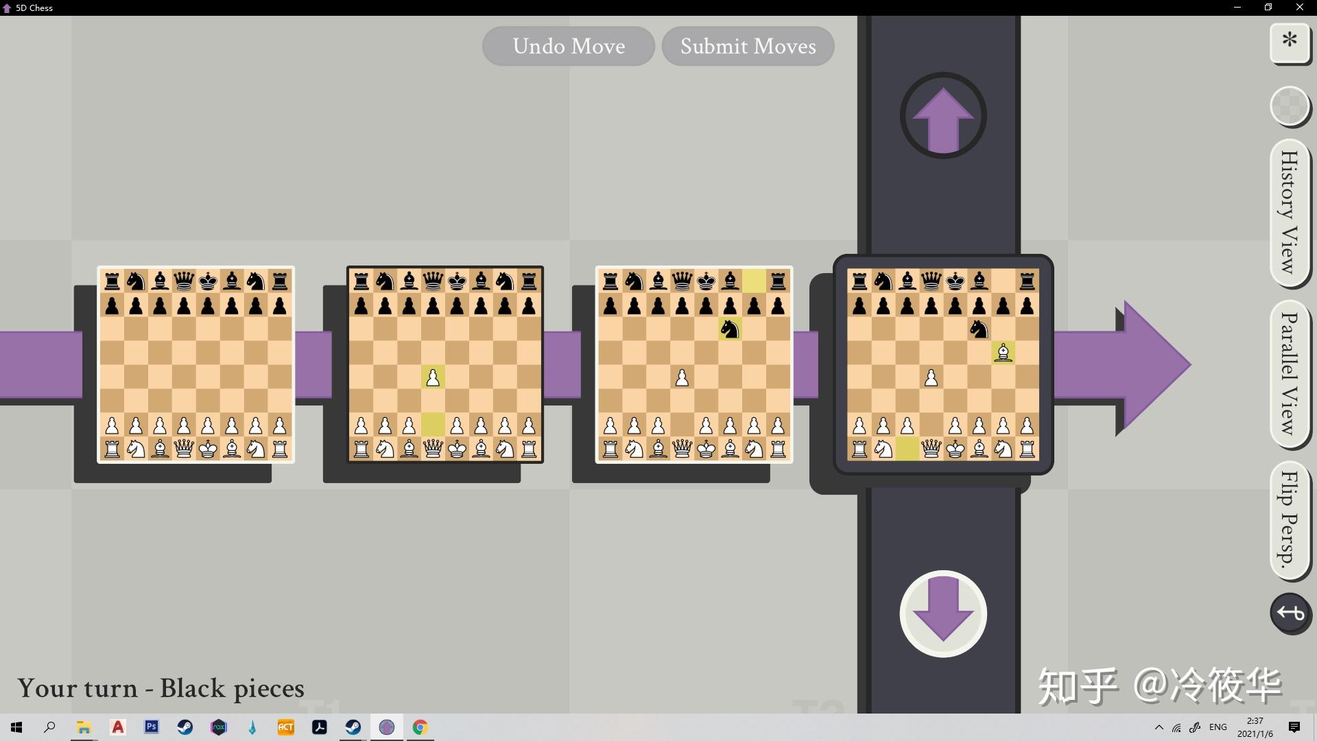 【5d chess】关于5d chess的一些通用战术思路 - 知乎