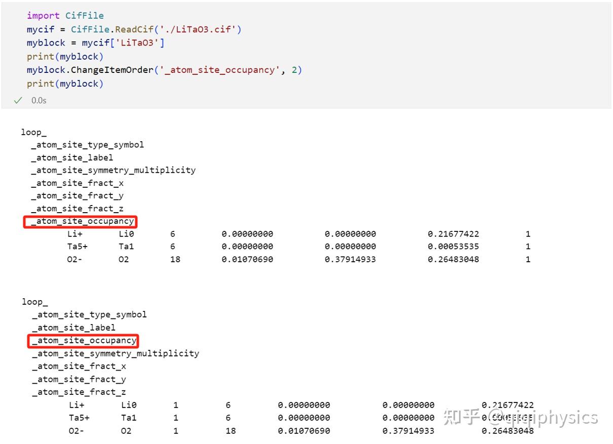 PycifRW 对于 CIF 文件的处理 - 知乎
