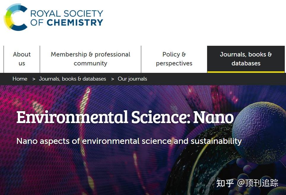 [期刊点评] 第17期 Environmental Science-Nano（IF=8.131） - 知乎