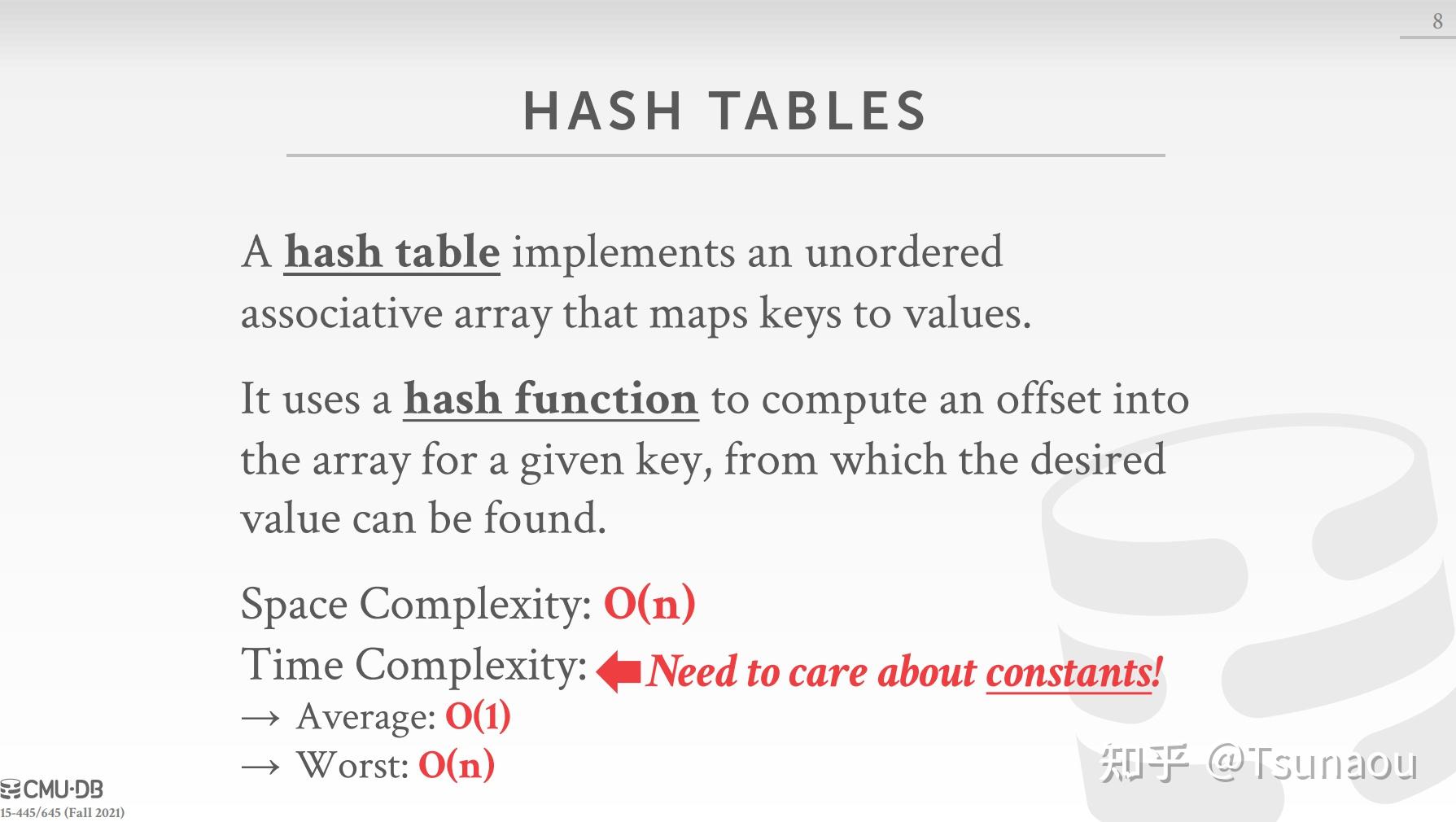 CMU-15-445 Intro to Database Systems 学习笔记 - 知乎