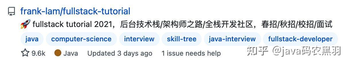 精心整理：Github上有哪些热门JAVA学习资料？ - 知乎