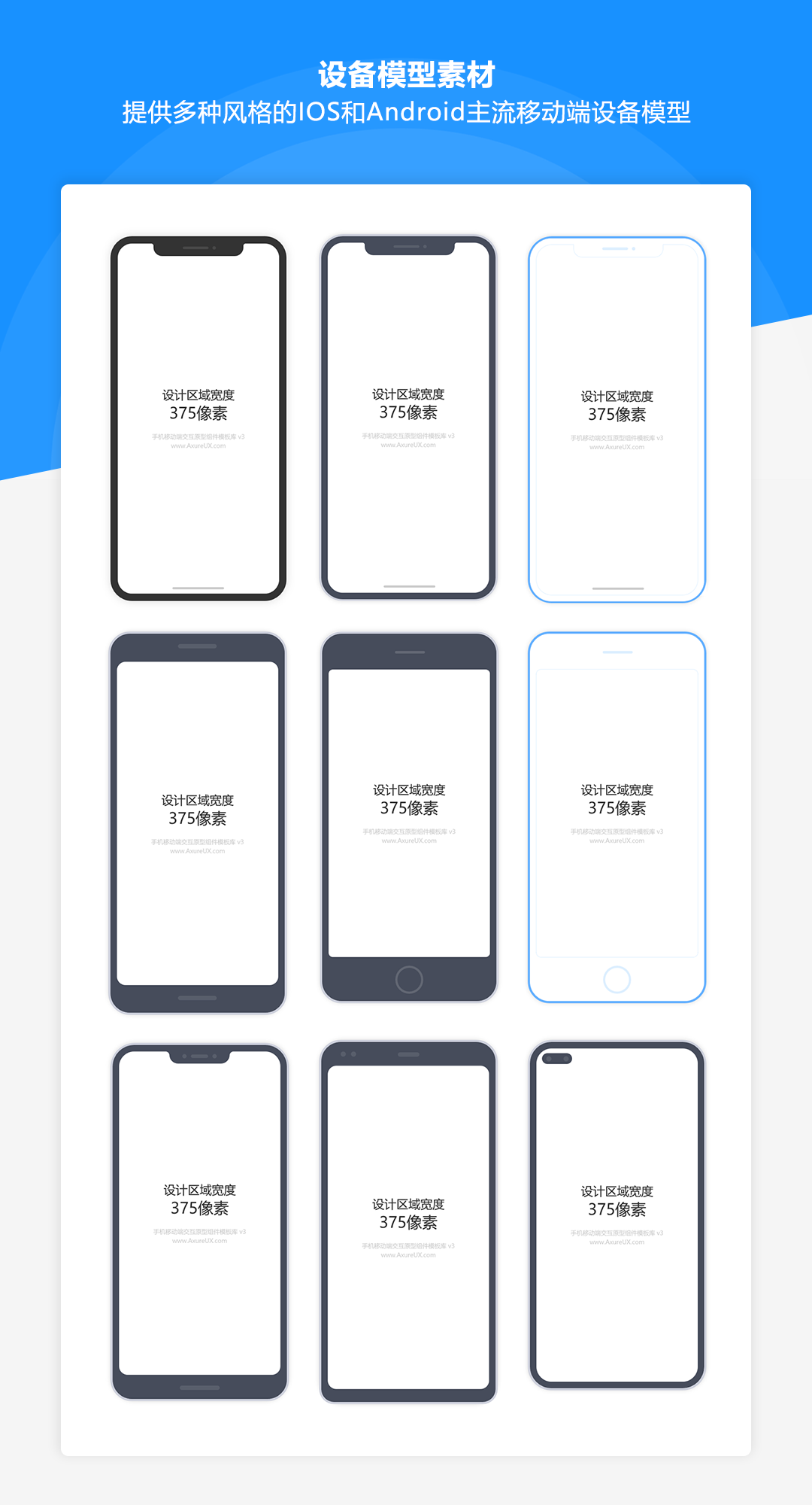 AxureUX手机移动端交互原型组件模板库 v3 正式发布(Axure RP9作品) - 知乎
