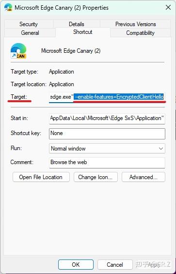 为Microsoft Edge浏览器启用ECH(Encrypted Client Hello) - 知乎
