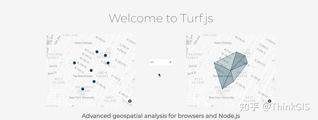 GIS 方向必备工具：高级地理空间分析库 Turf，可用于浏览器和Node环境，WebGIS方向必用 - 知乎