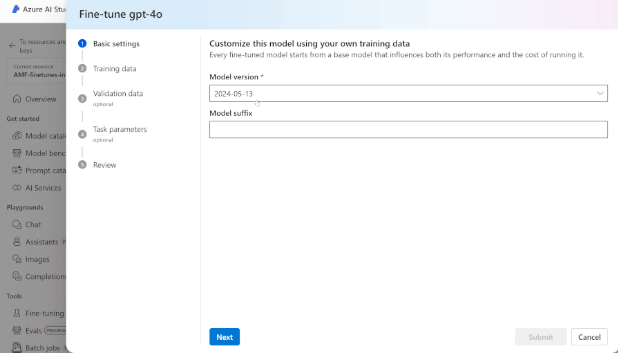 azure gpt4教程 | 如何在 Azure OpenAI 服务上微调 GPT-4o？ - 知乎