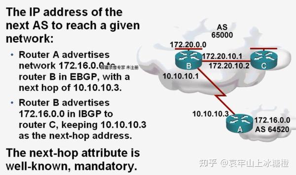 BGP路径属性——Next-hop属性 - 知乎