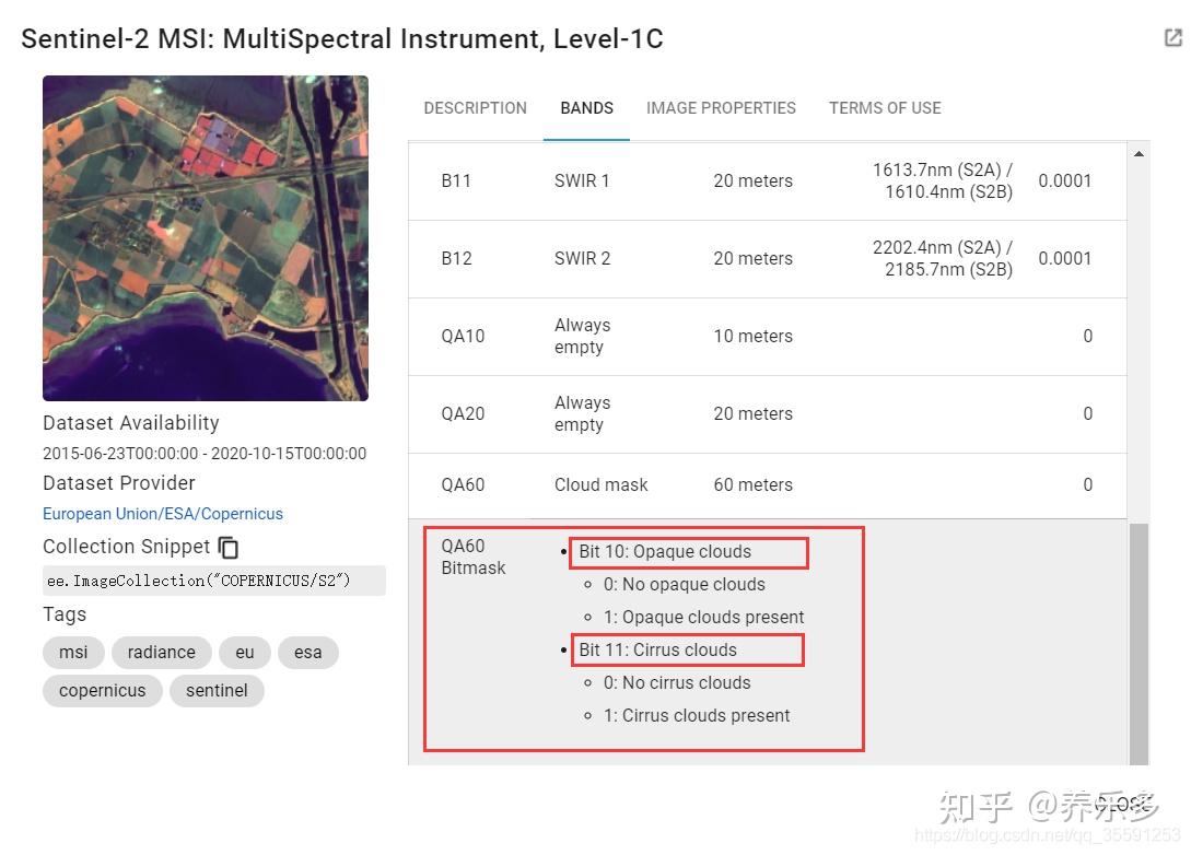 GEE：Sentinel-2去云，cloudBitMask = 1 ＜＜ 10，bitwiseAnd(1＜＜5)的含义，去云，位运算 - 知乎